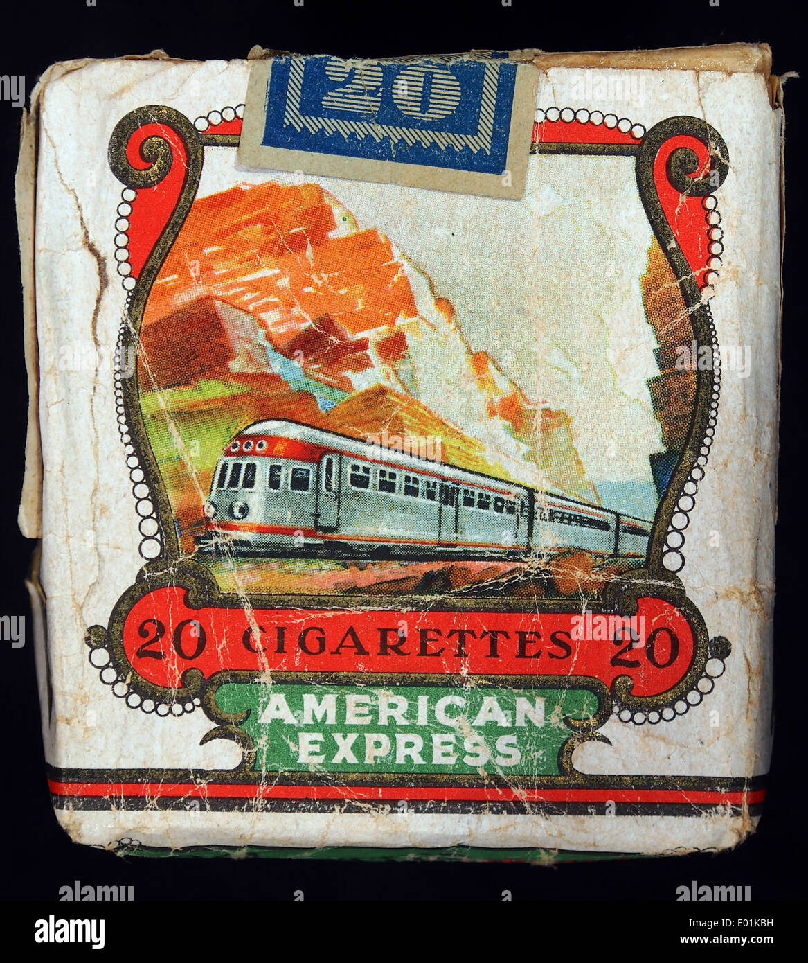 The American Express cigarette pack features classic branding and was ...