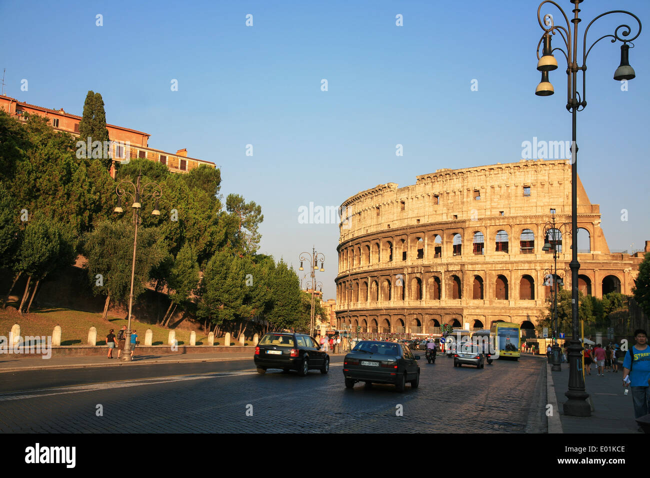 Evening Colosseum Rome Italy Stock Photo - Alamy