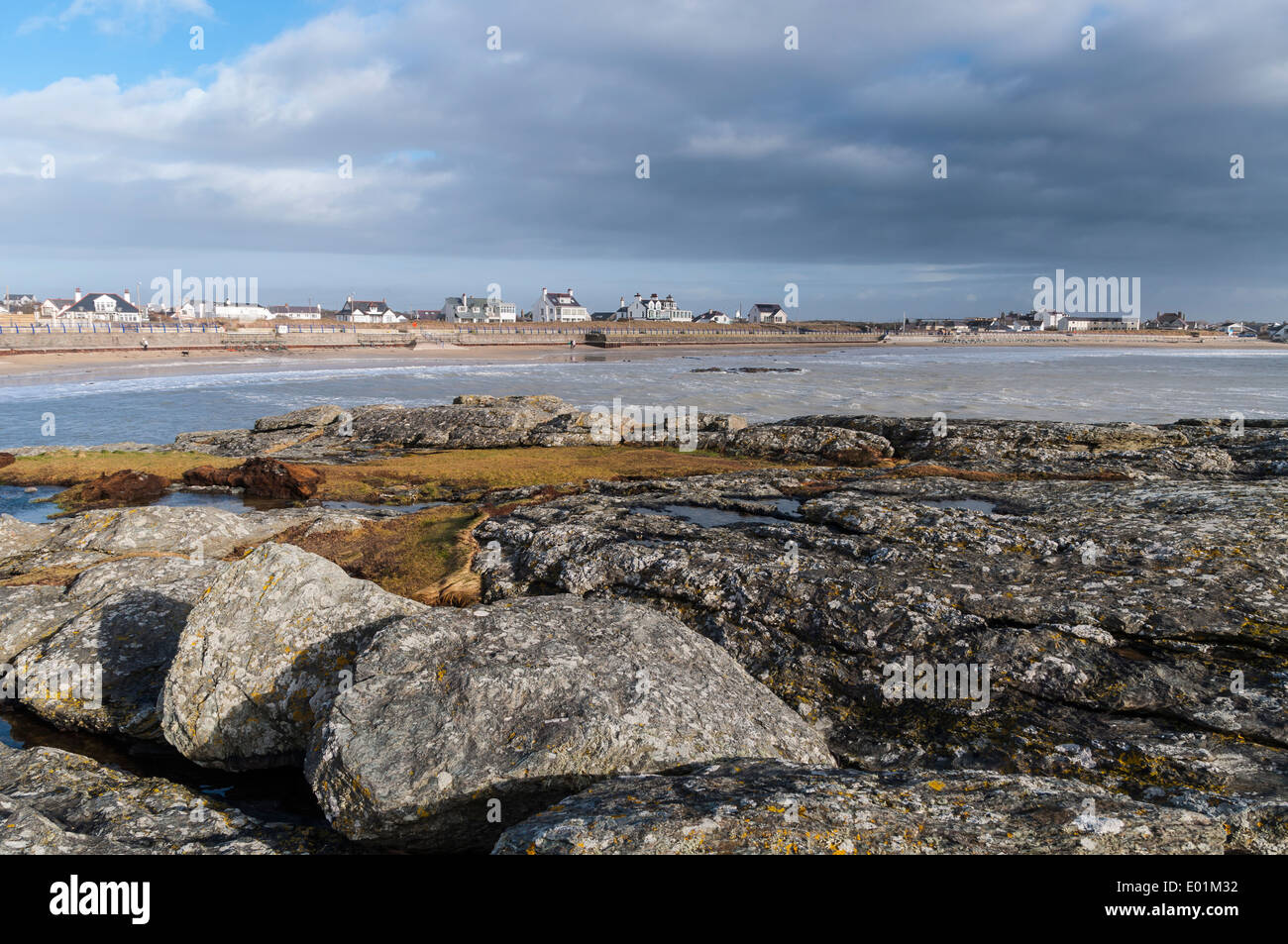 Trearddur Bay on Anglesey North Wales Stock Photo - Alamy