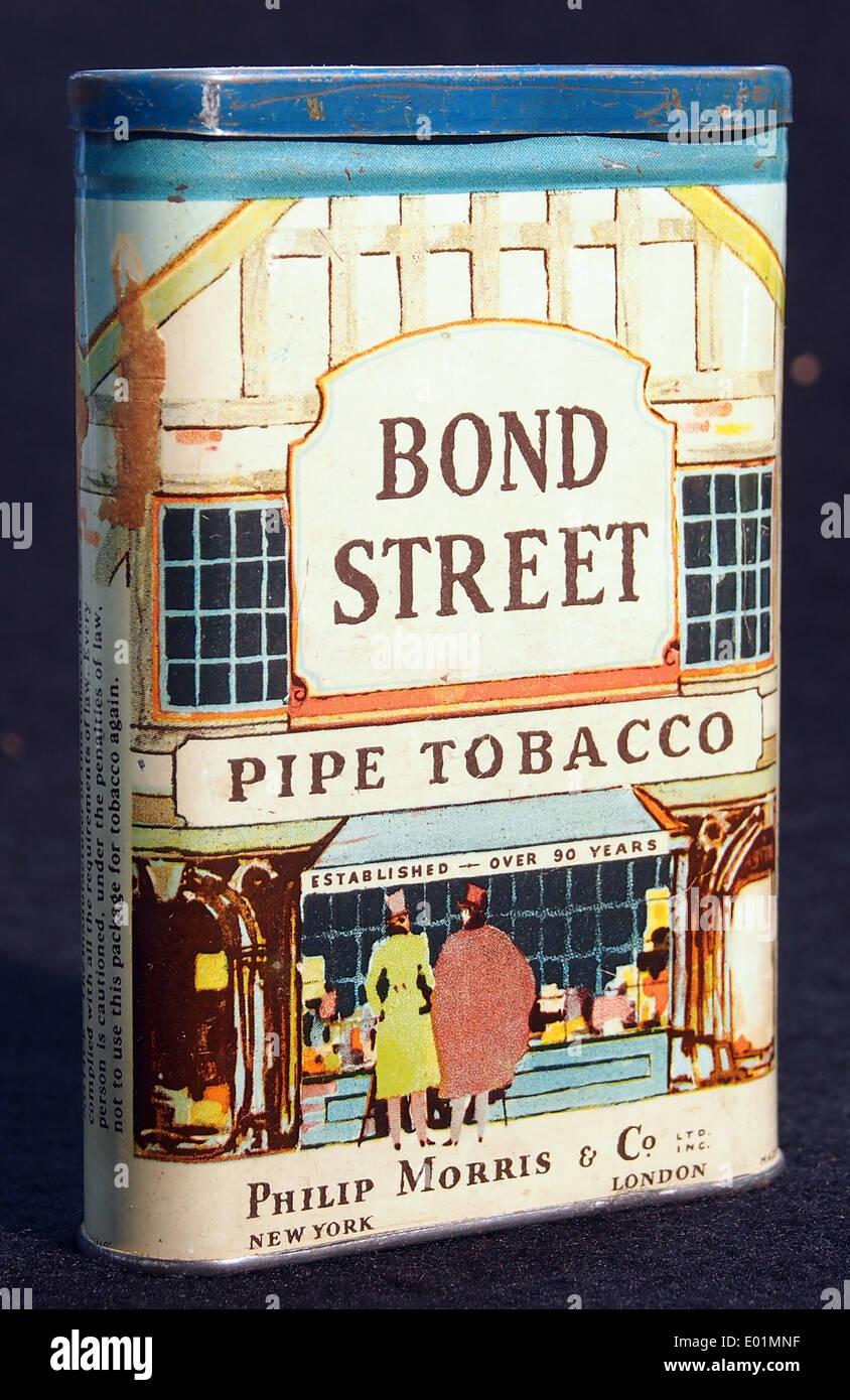 This vintage Bond Street Pipe Tobacco tin is an iconic collectible ...