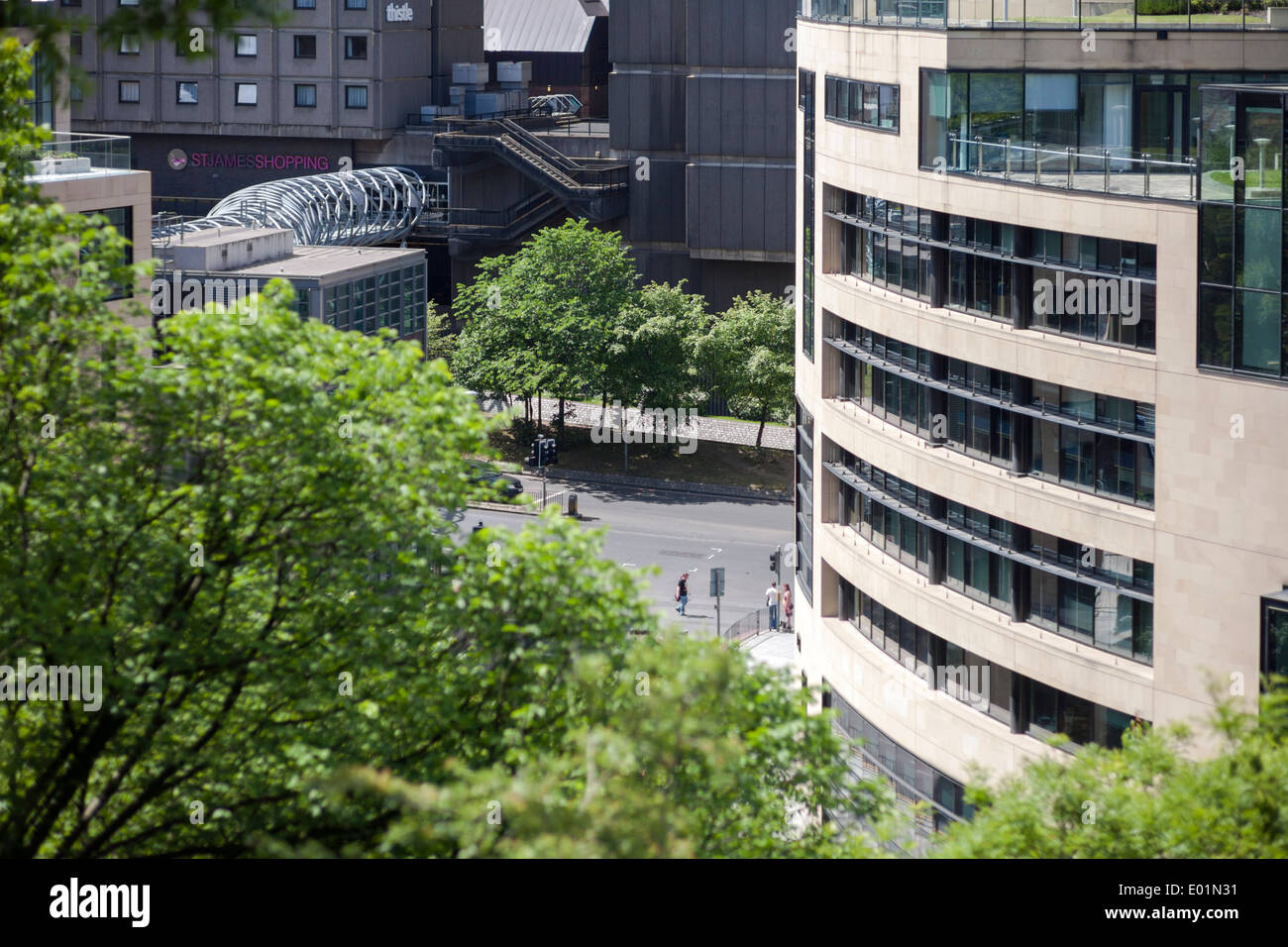 Greenside Place office development with St James Shopping centre in the ...