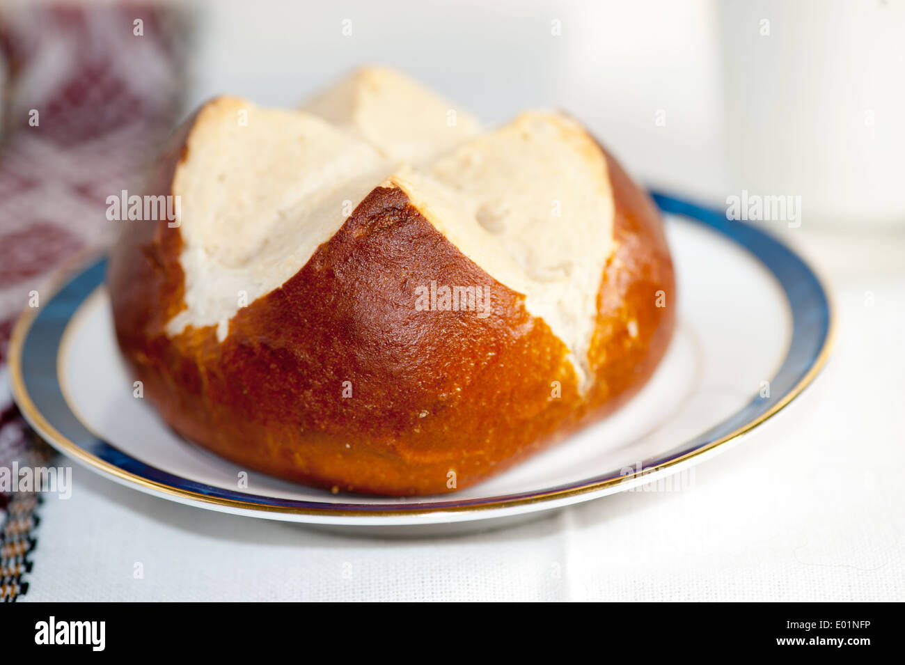 Crusty bread roll on hi-res stock photography and images - Alamy