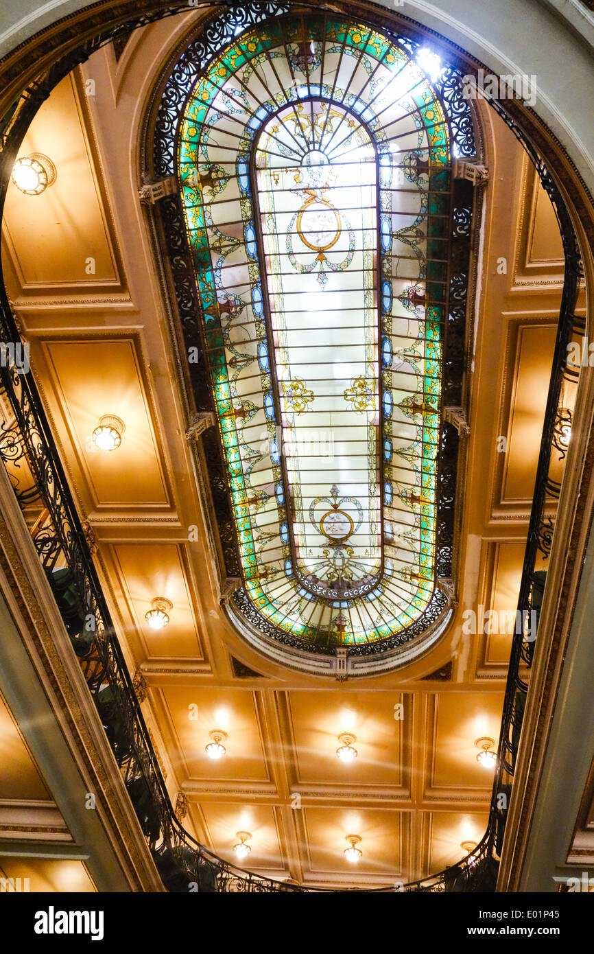 Rio de Janeiro, Centro, Confeitaria Colombo, Brazil Stock Photo - Alamy