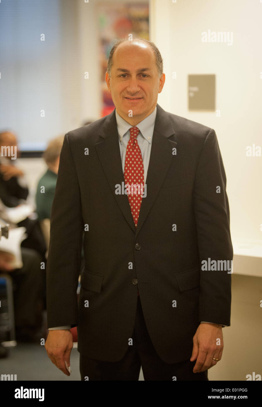 Manhattan, New York, USA. 28th Apr, 2014. Village of Westbury Mayor ...