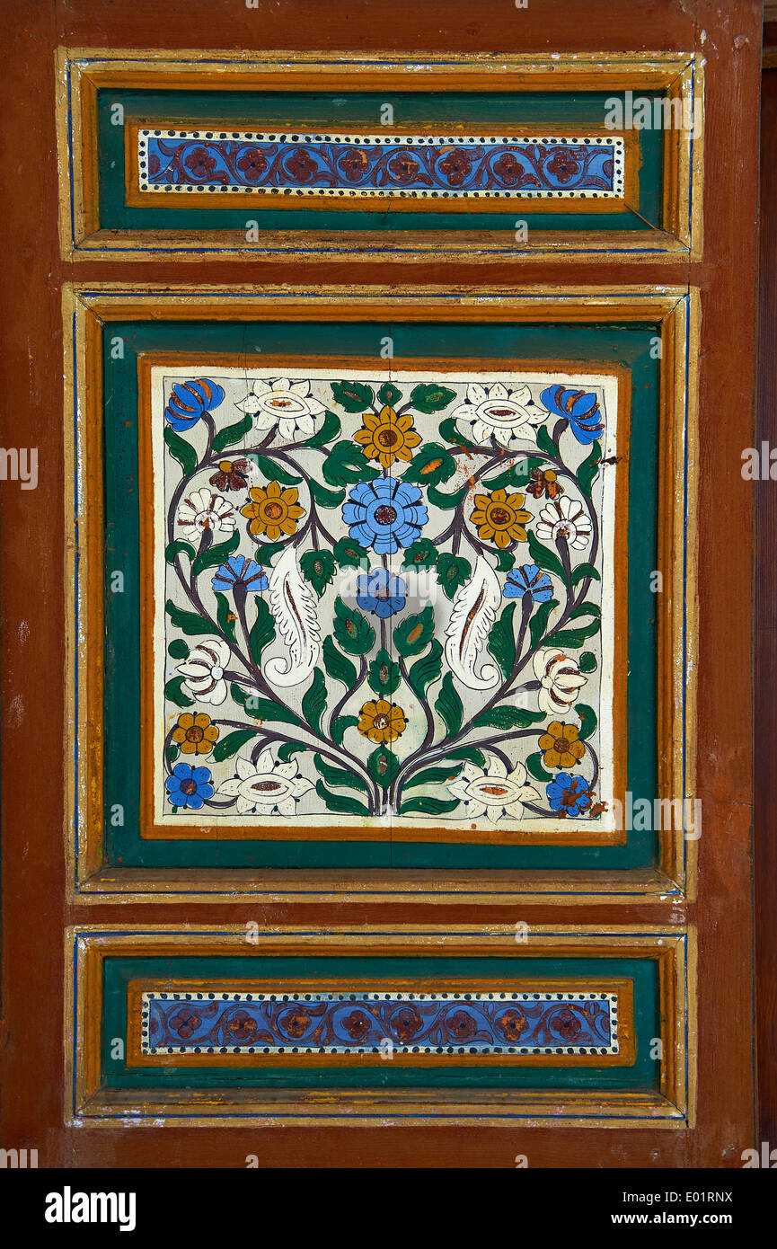 Berber arabesque wood painted panel the hi-res stock photography and ...