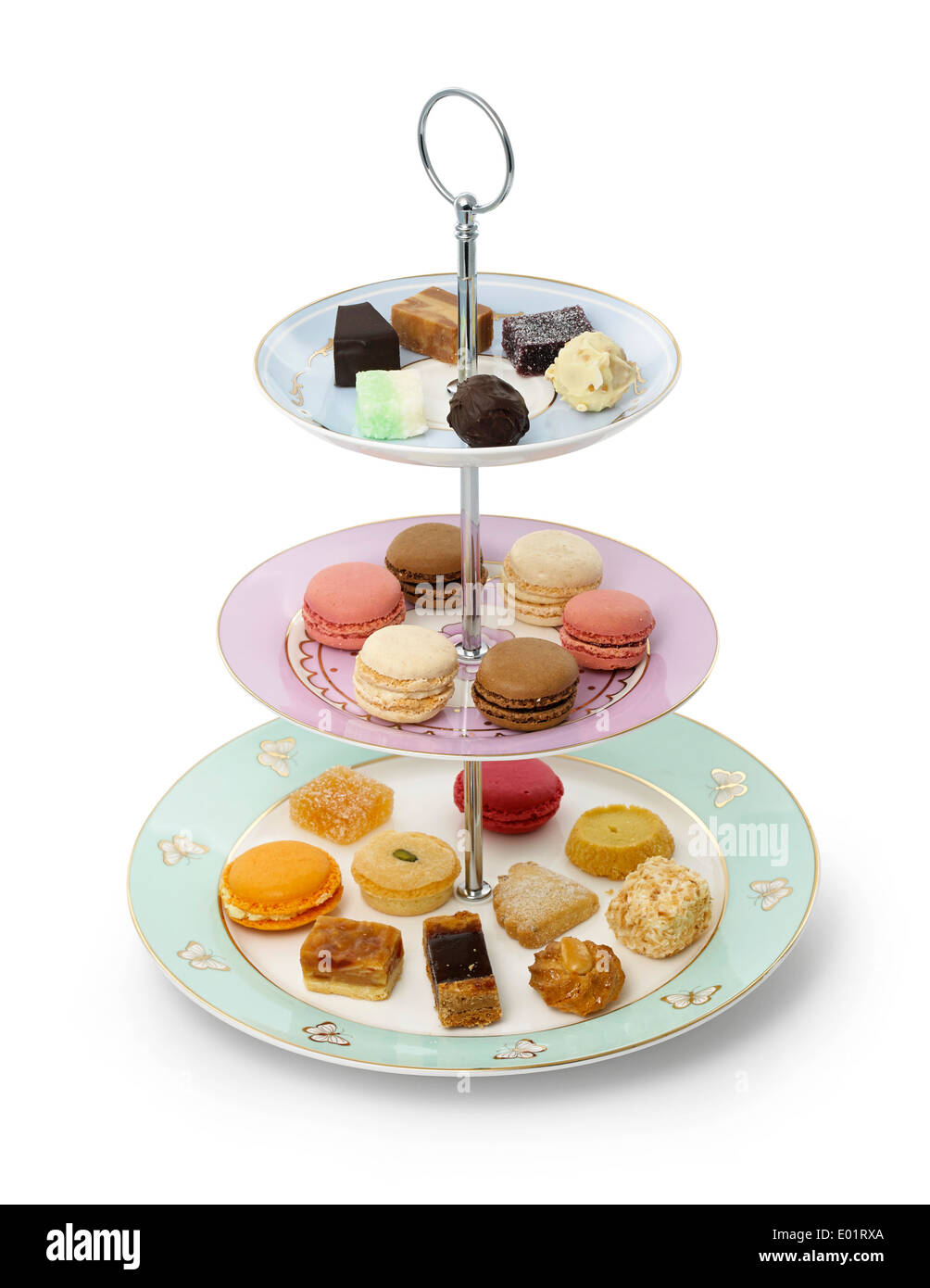 3 tier stand hi-res stock photography and images - Alamy