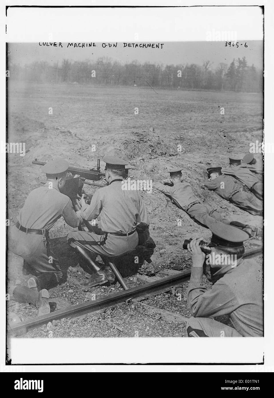 This image from the Library of Congress features the Browning M1895 ...