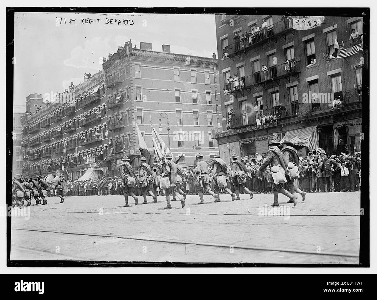 This image from the Library of Congress shows the 7th Regiment of New ...