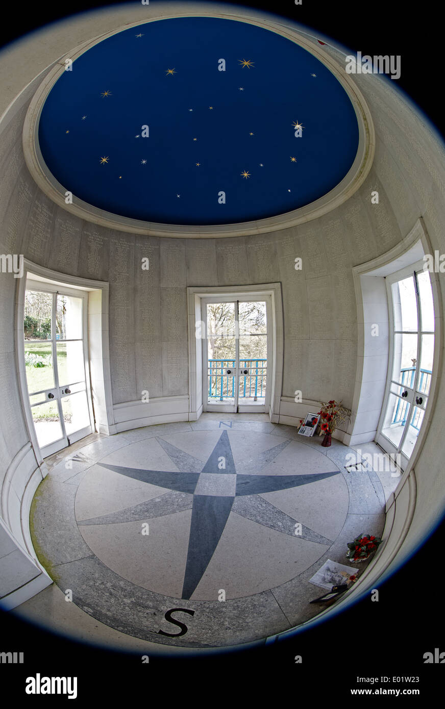 Inside the West Lookout of the Commonwealth Air Forces Memorial ...