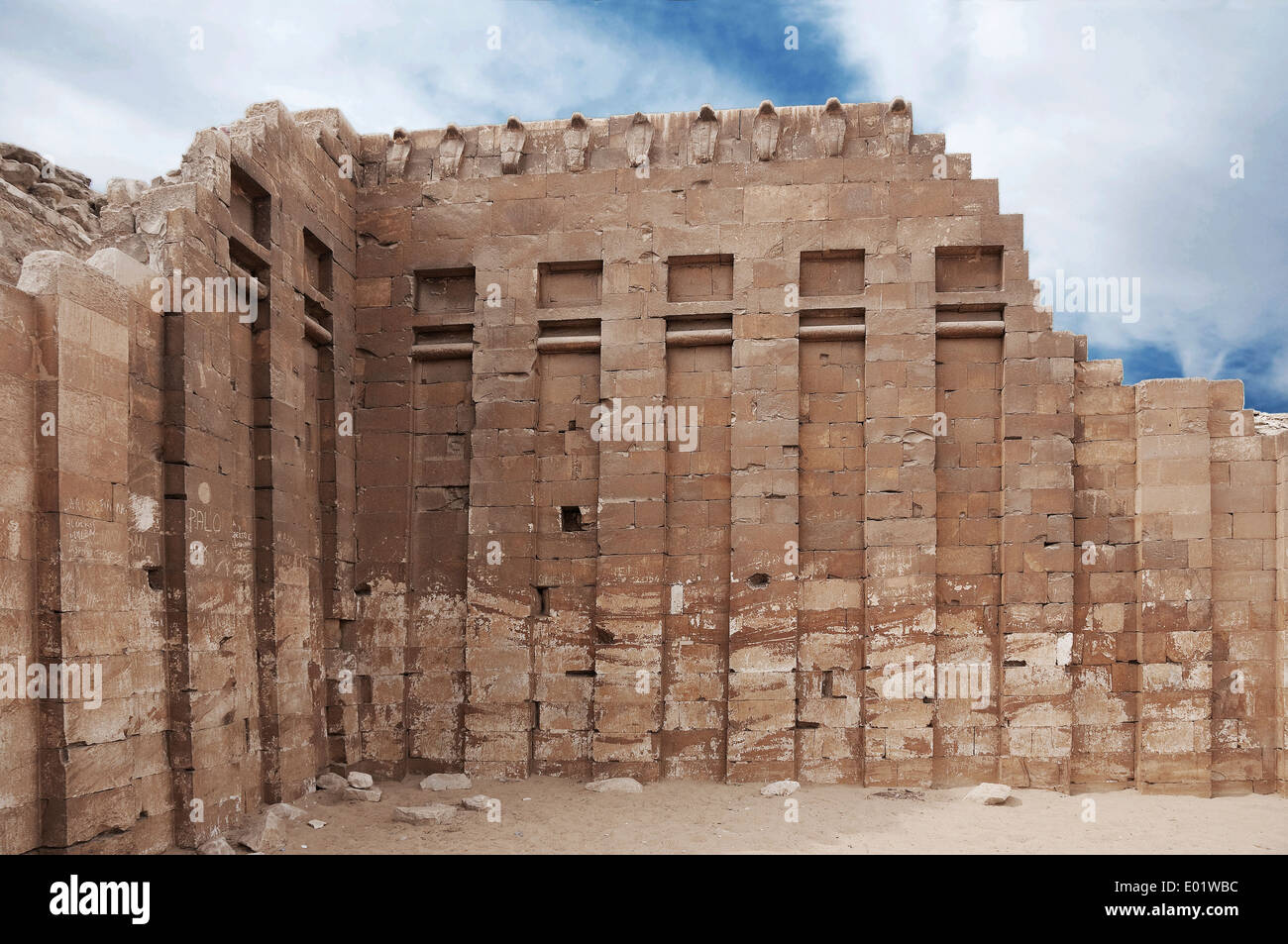 Saqqara,pyramid of king Djoser (III° dyn.) The complex of the ...