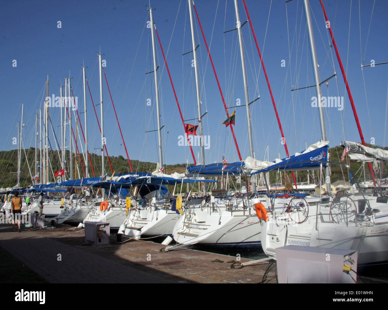 English Harbour Antigua Stock Photos & English Harbour Antigua Stock ...