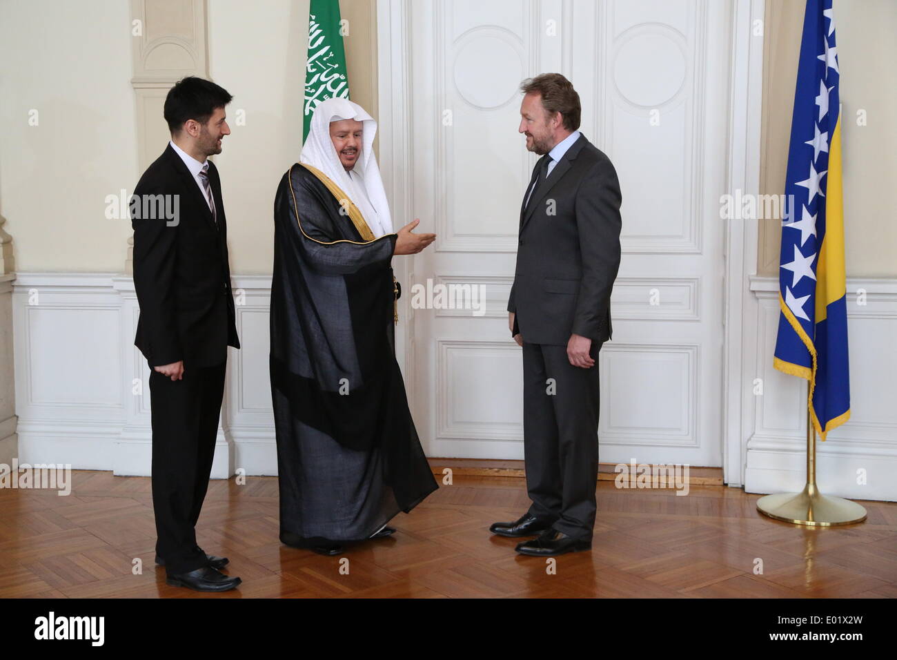 Sarajevo, Bosnia-Herzegovina. 29th Apr, 2014. Chairman of Presidency of ...