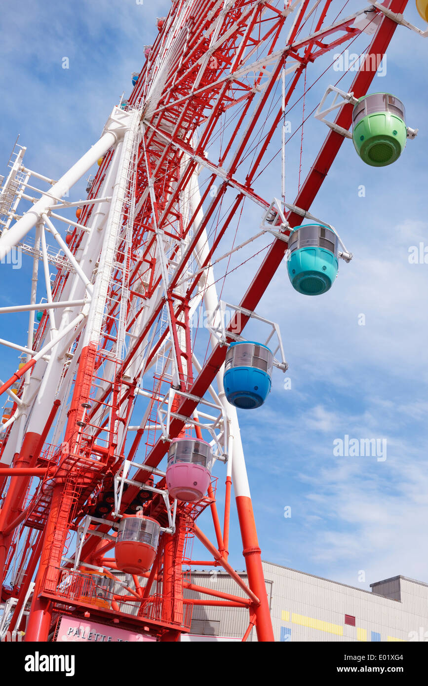 Giant Sky Wheel observation wheel with colorful gondolas in Palette ...