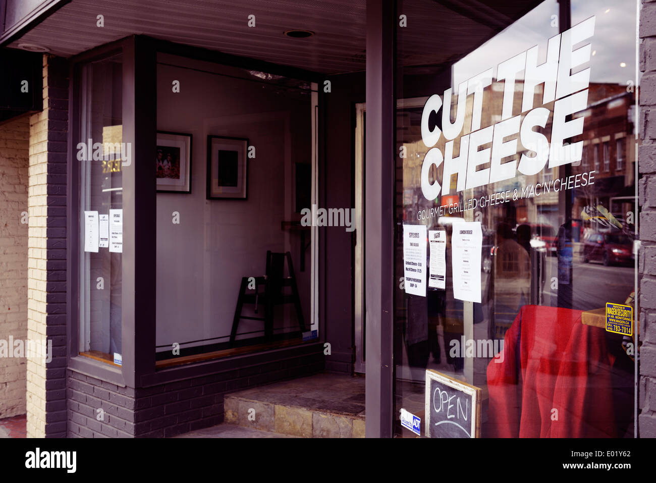 Cut the Cheese, gourmet cheese restaurant at the Junction, Toronto ...