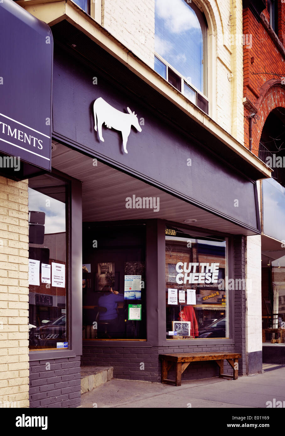 Cut the Cheese restaurant at the Junction neighbourhood, Toronto ...