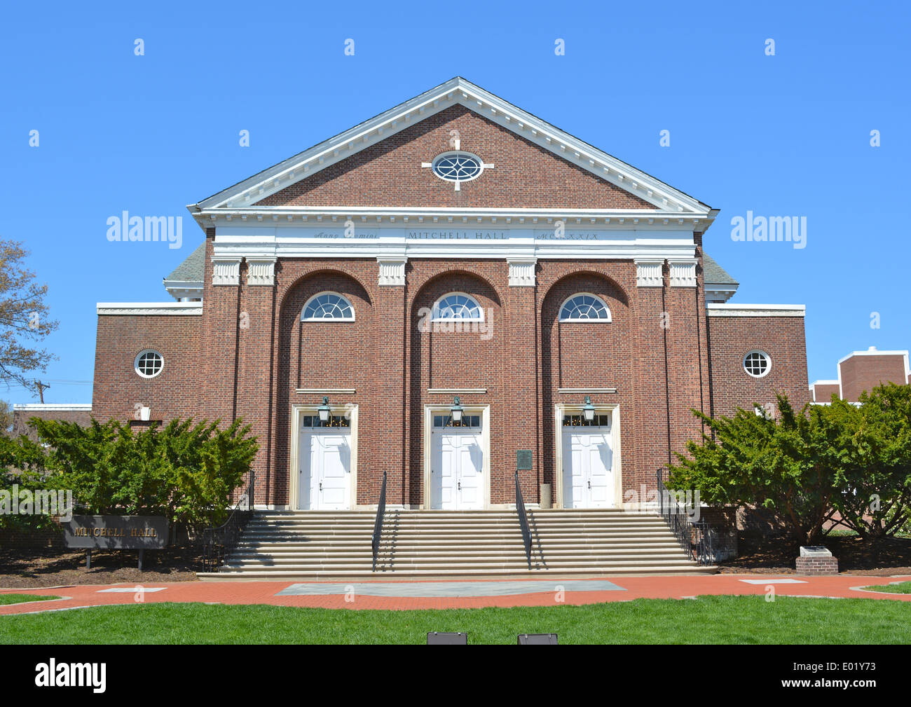 Mitchell Hall at the University of Delaware, Newark, Delaware Stock ...