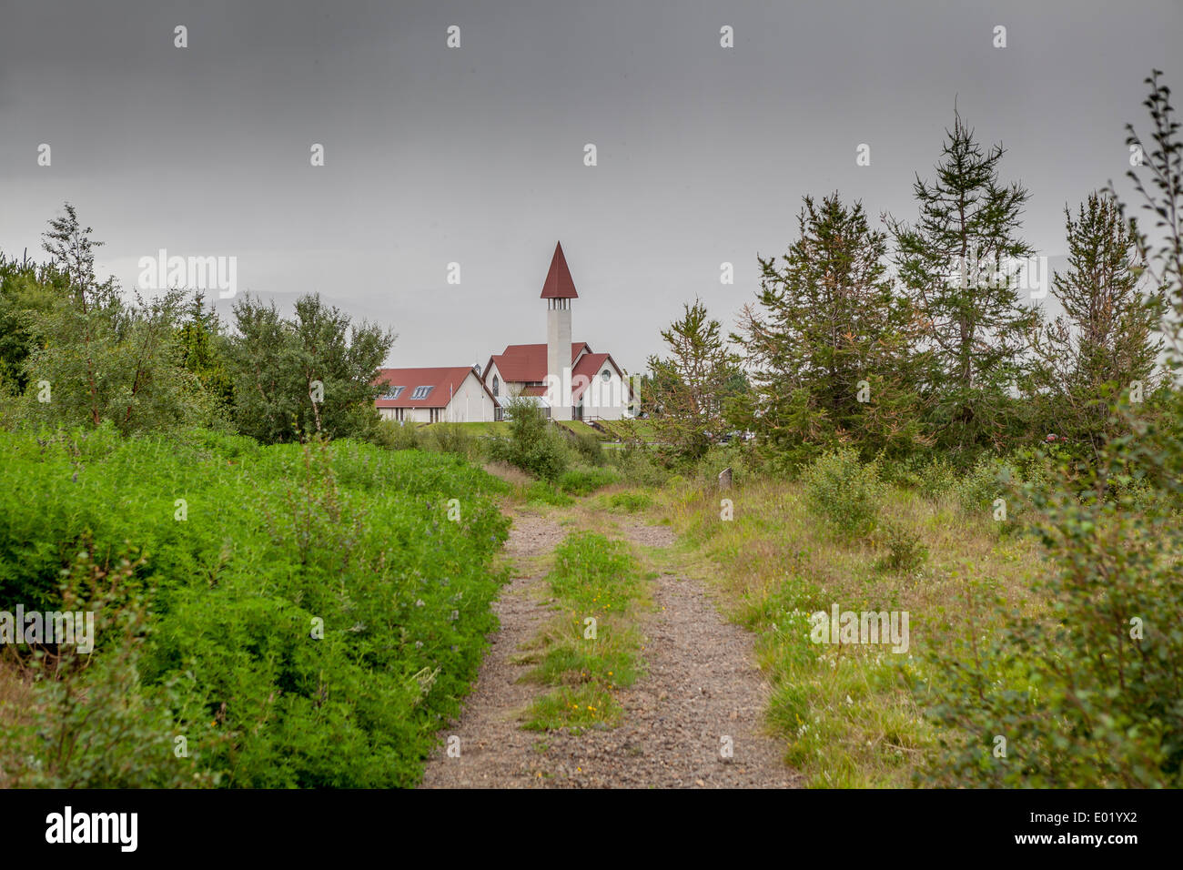 Old simple country church hi-res stock photography and images - Alamy