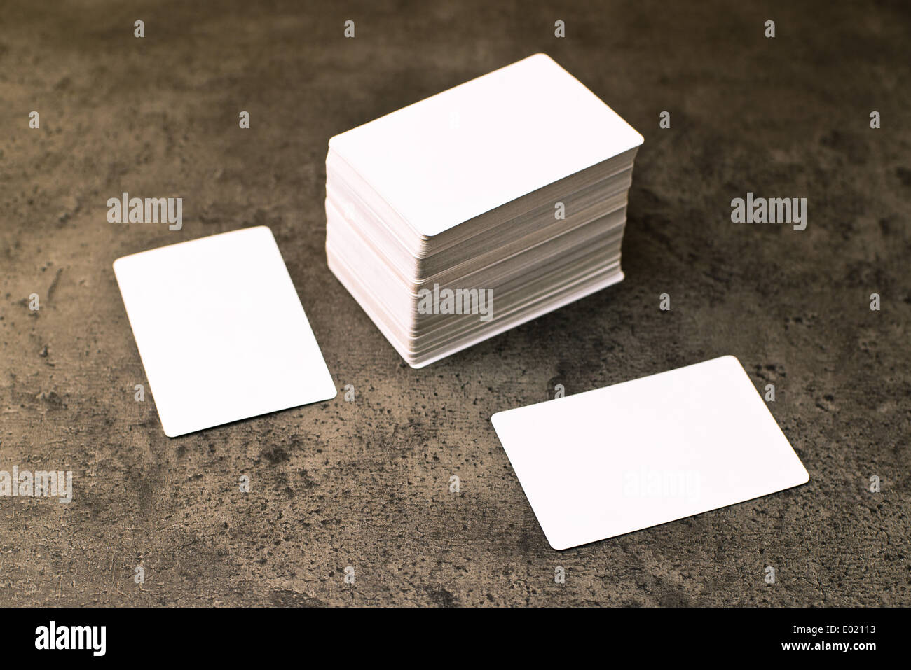 Business cards with rounded corners Stock Photo - Alamy