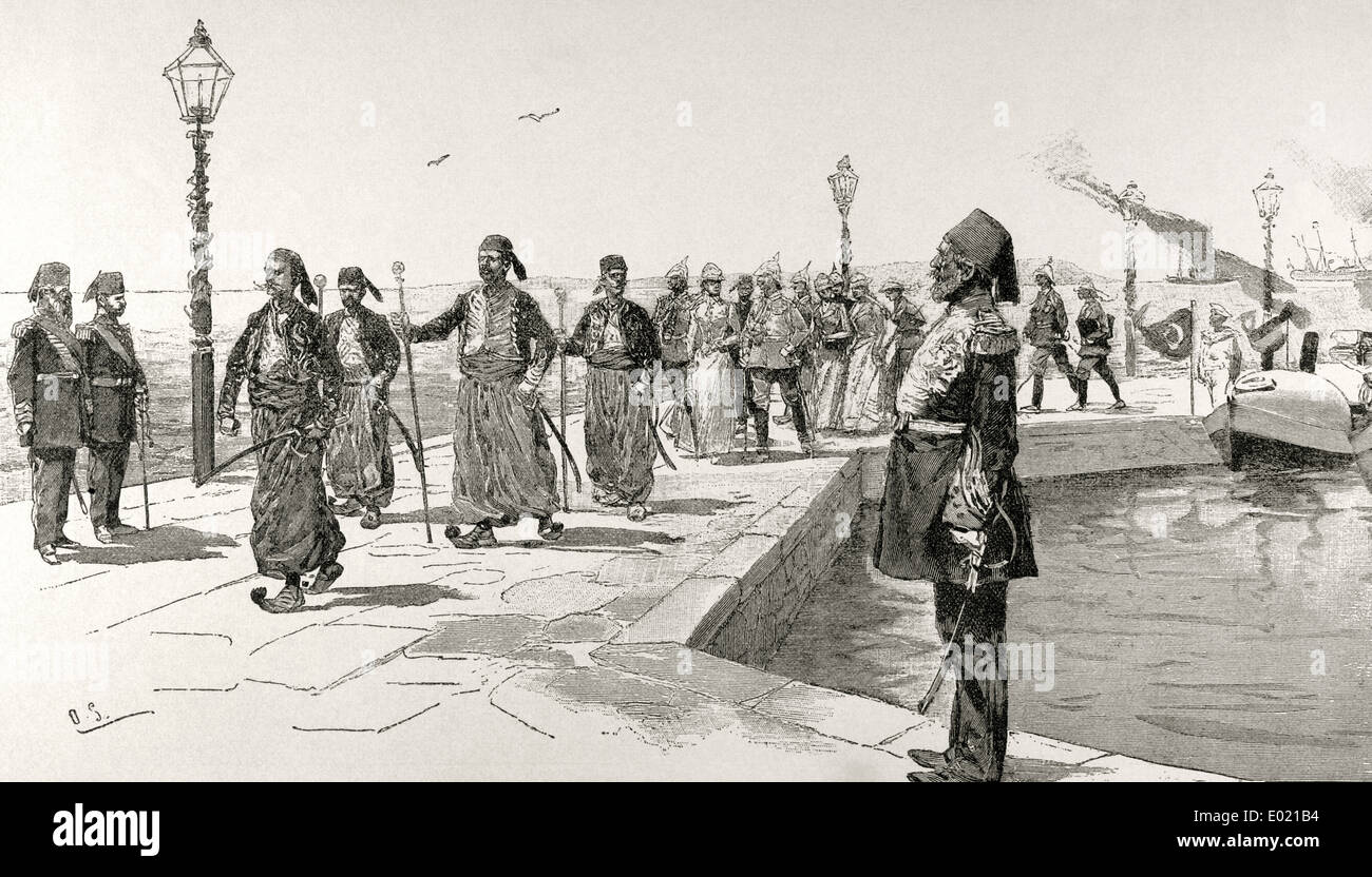 Travel of the Emperor of Germany, Wilhelm II, to Palestine. Entrance of ...