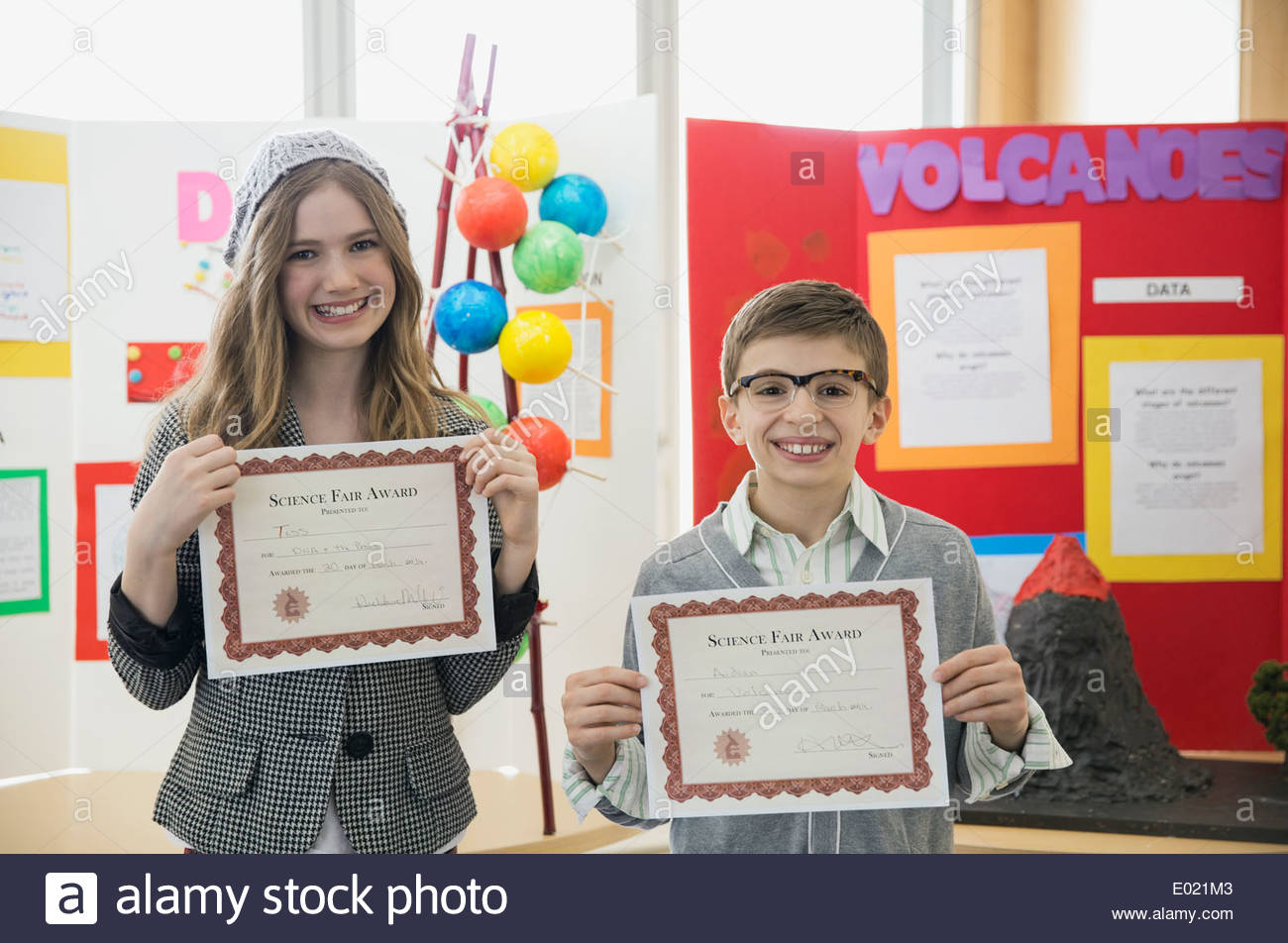 Student showing awards classroom hi-res stock photography and images ...
