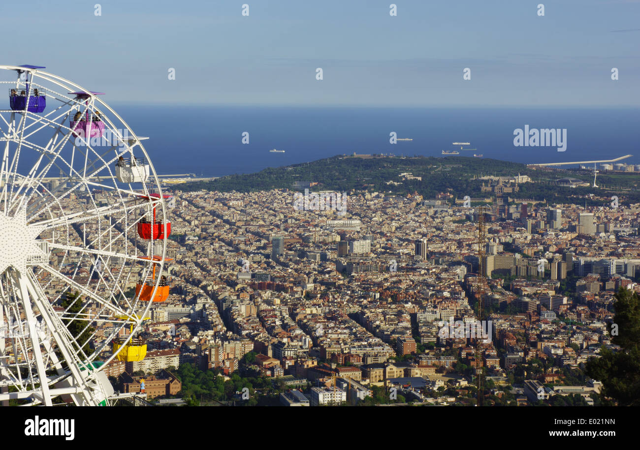 Barcelona tibidabo roller coaster hi-res stock photography and images ...