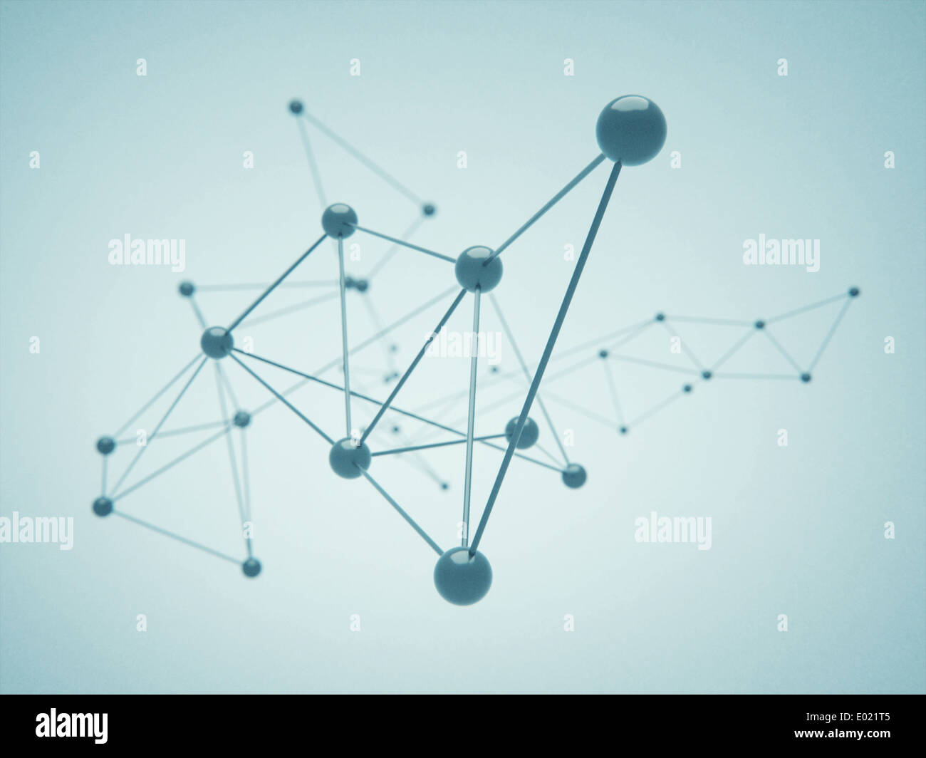 High resolution 3d molecular structure Stock Photo - Alamy