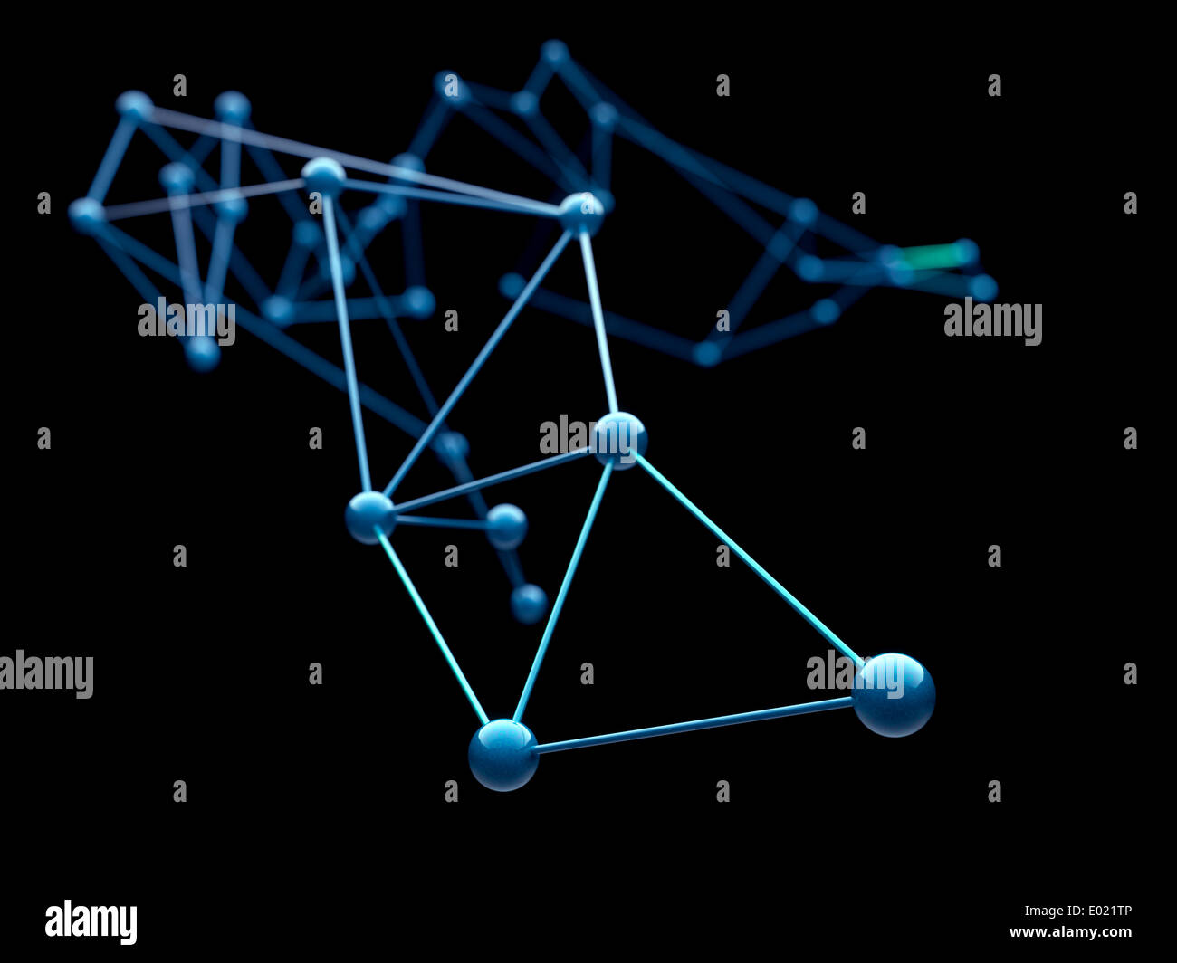 High resolution 3d molecular structure Stock Photo - Alamy