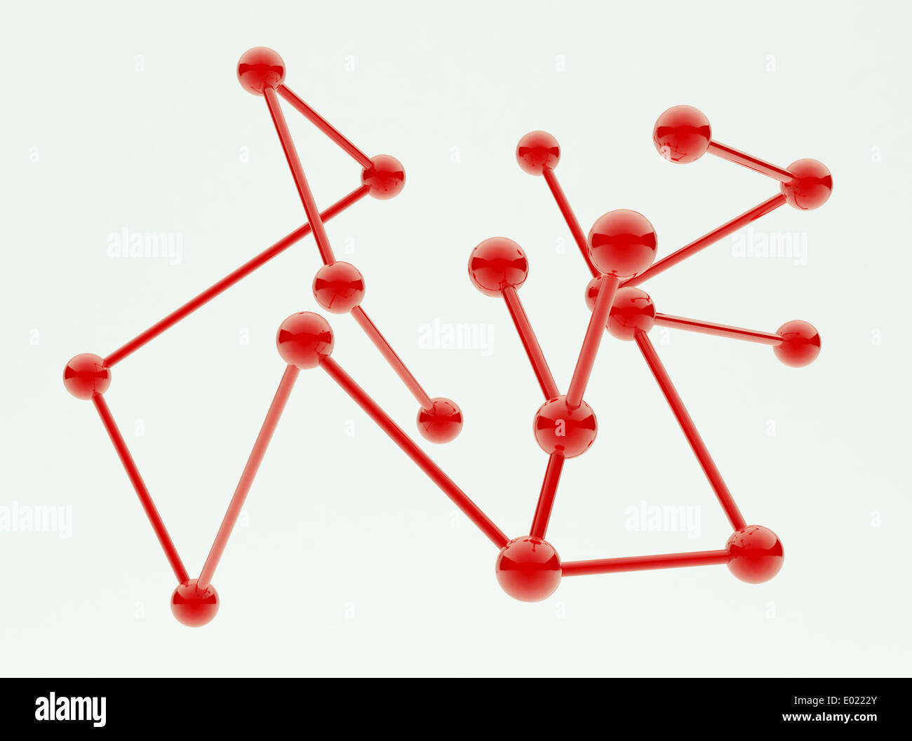 High resolution 3d molecular structure Stock Photo - Alamy