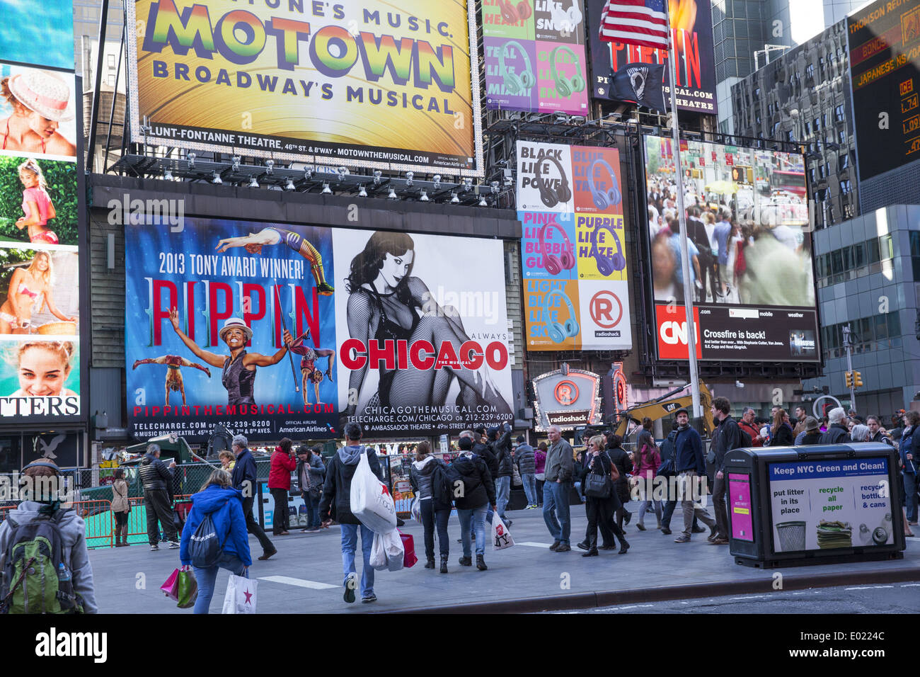 Broadway, Times Square, New York City Stock Photo - Alamy