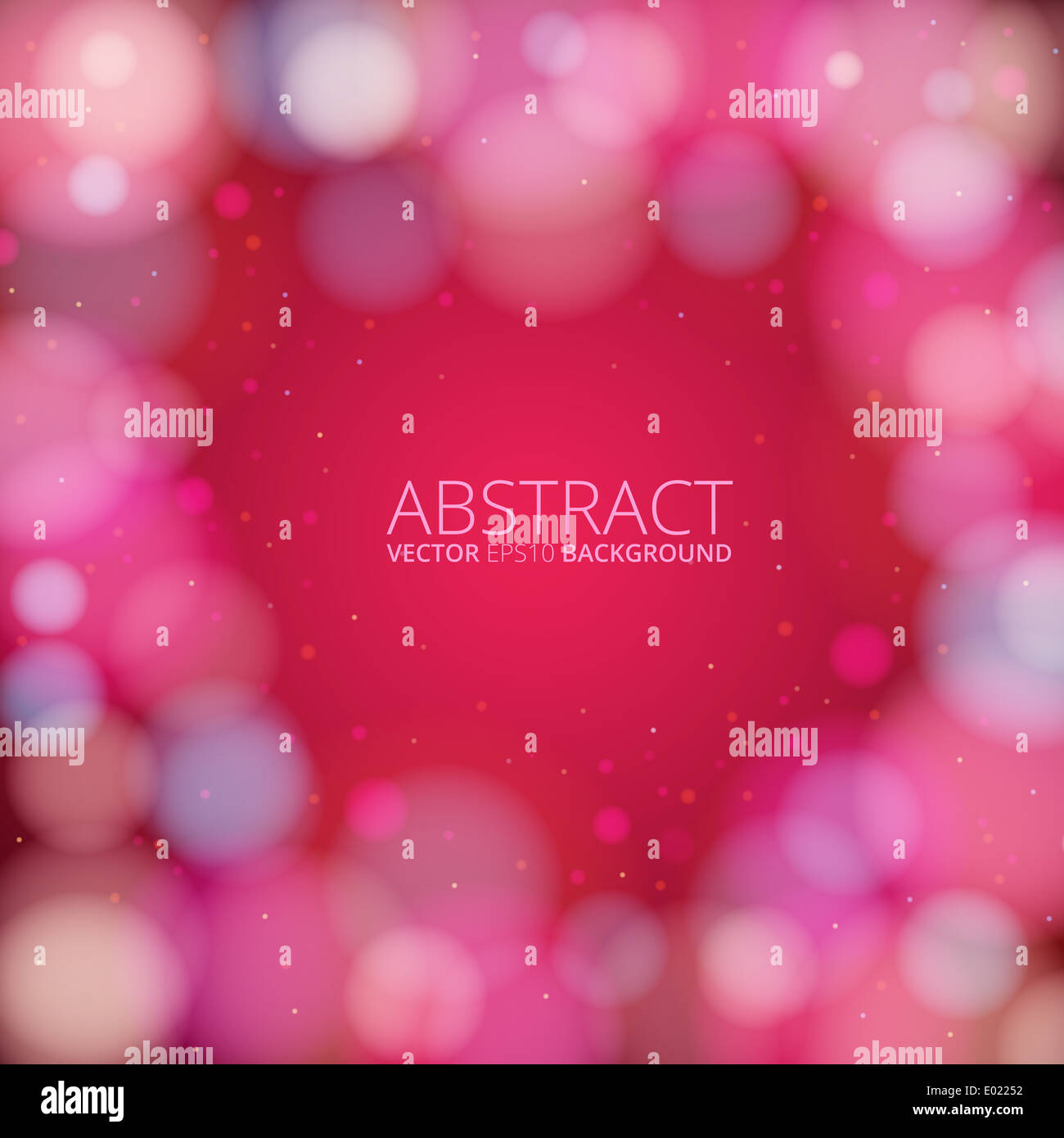 Design layout with bokeh - vector background with copy space Stock ...