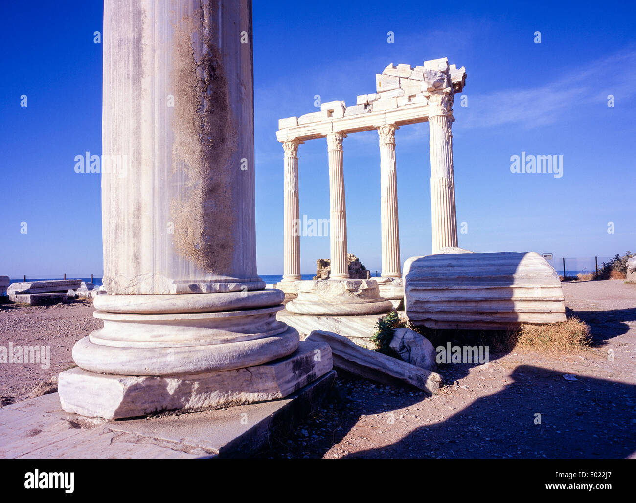 Ancient Temples of Apollo and Athena Side Turkey Stock Photo - Alamy