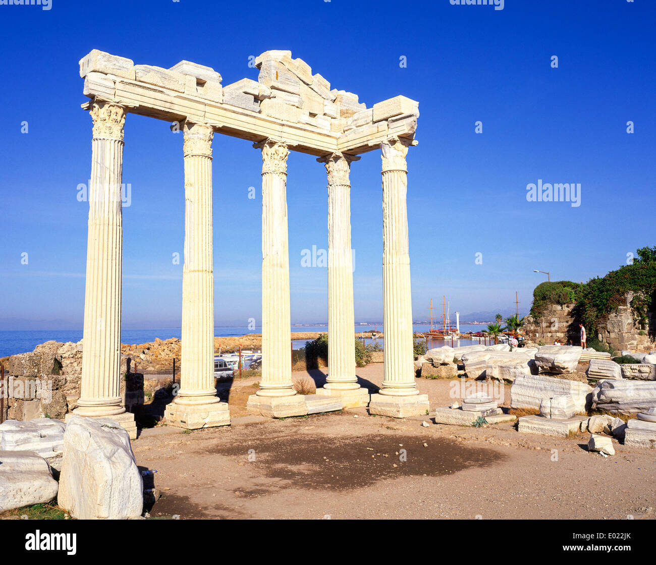 Ancient Temples of Apollo and Athena Side Turkey Stock Photo - Alamy