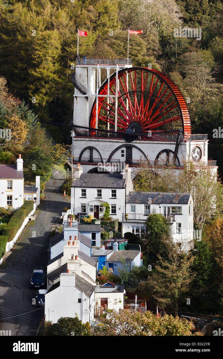 The Great Laxey Wheel, Isle of Man Stock Photo - Alamy