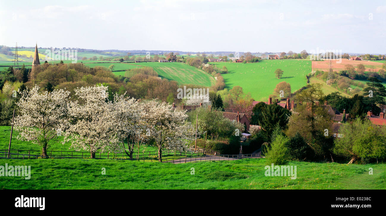 Abberley village Worcestershire central England UK Stock Photo - Alamy