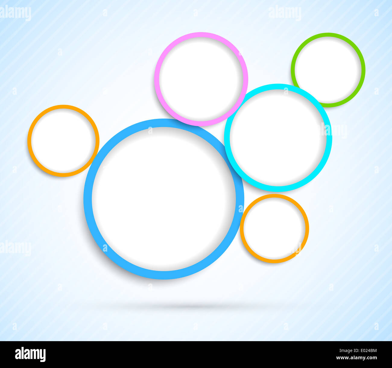 Bright background with colorful circles. Abstract illustration Stock ...