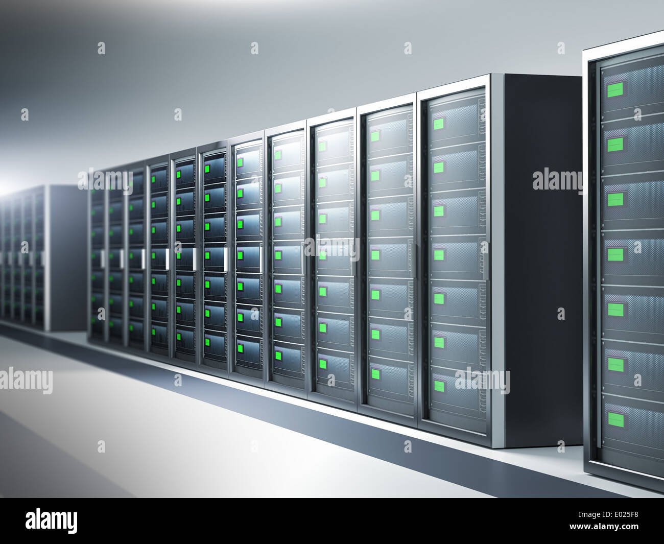 Data center server 3d racks hi-res stock photography and images - Alamy