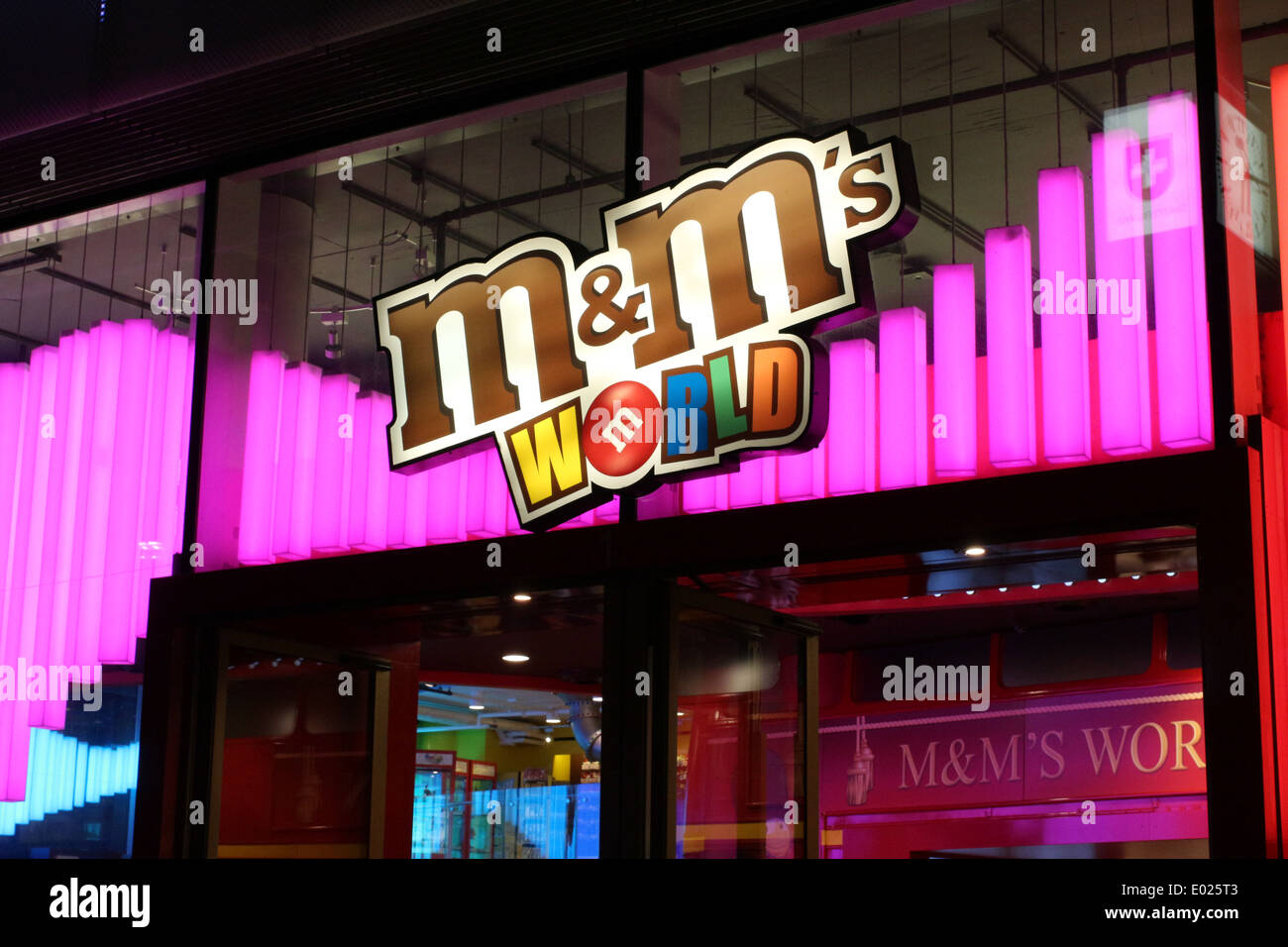 M&M's World in Leicester Square, London UK Stock Photo - Alamy