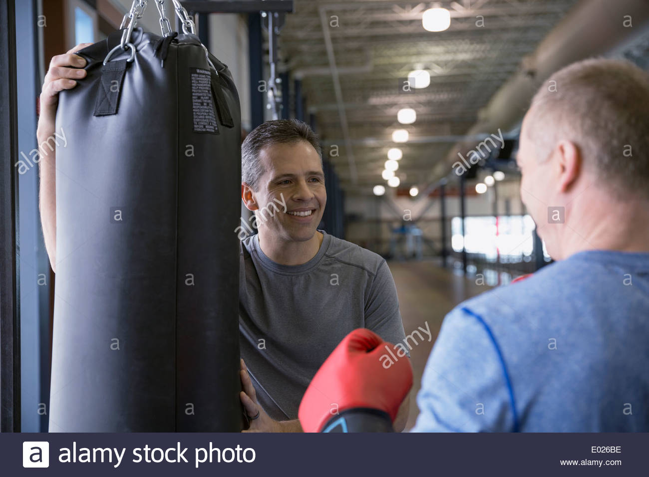 Men boxing at gym Stock Photo - Alamy