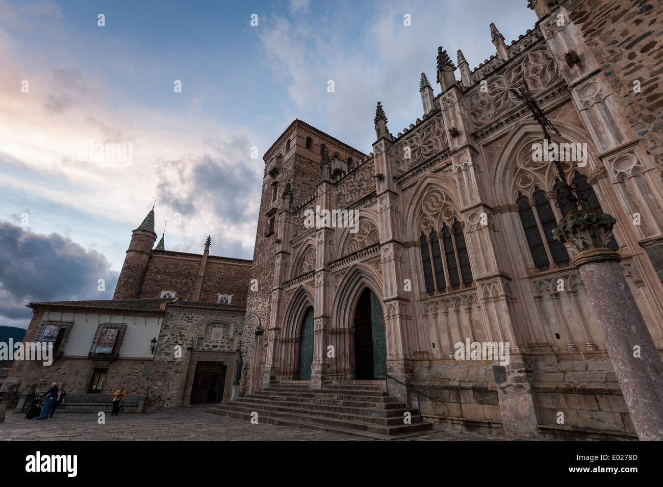 Royal monastery of saint mary of guadalupe hi-res stock photography and ...
