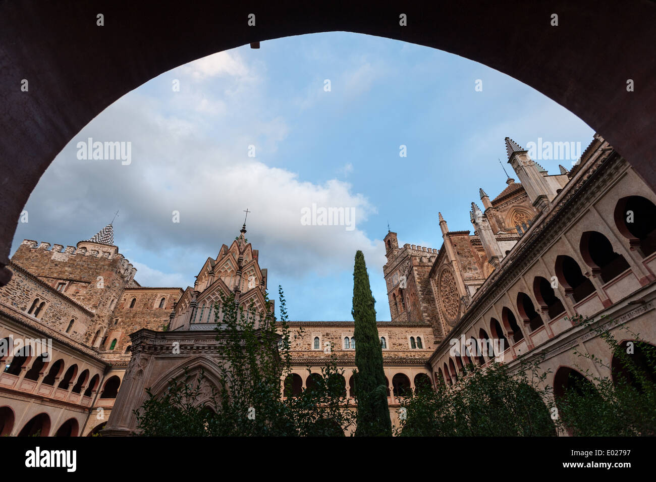 Royal monastery of saint mary of guadalupe hi-res stock photography and ...