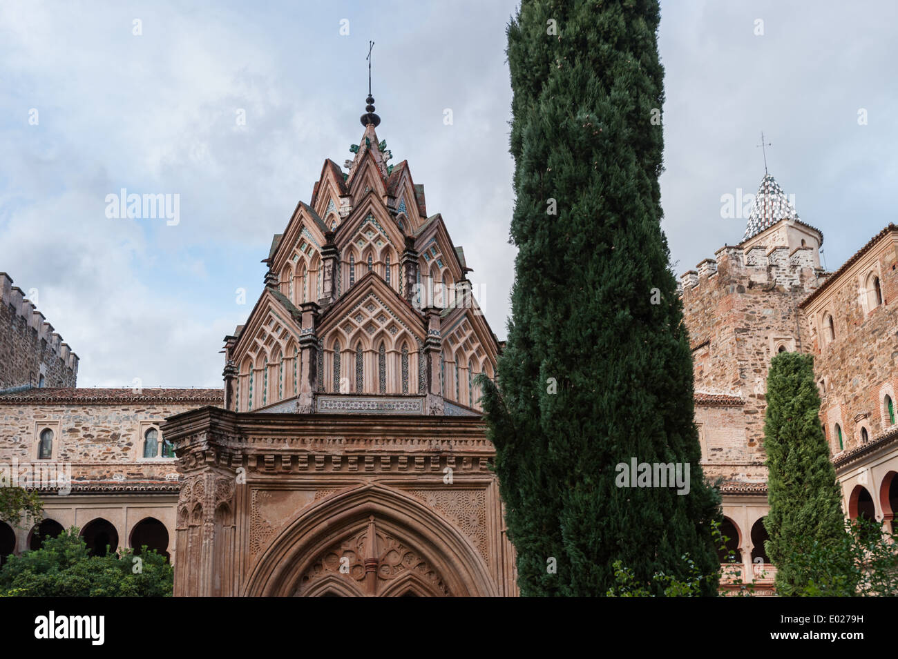 Royal monastery of saint mary of guadalupe hi-res stock photography and ...