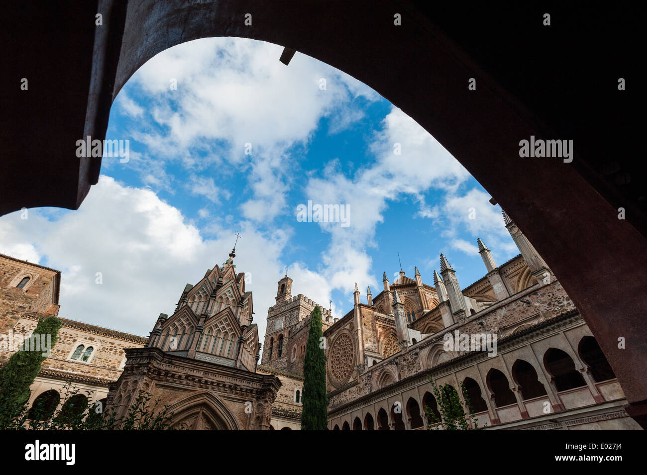 Royal monastery of saint mary of guadalupe hi-res stock photography and ...
