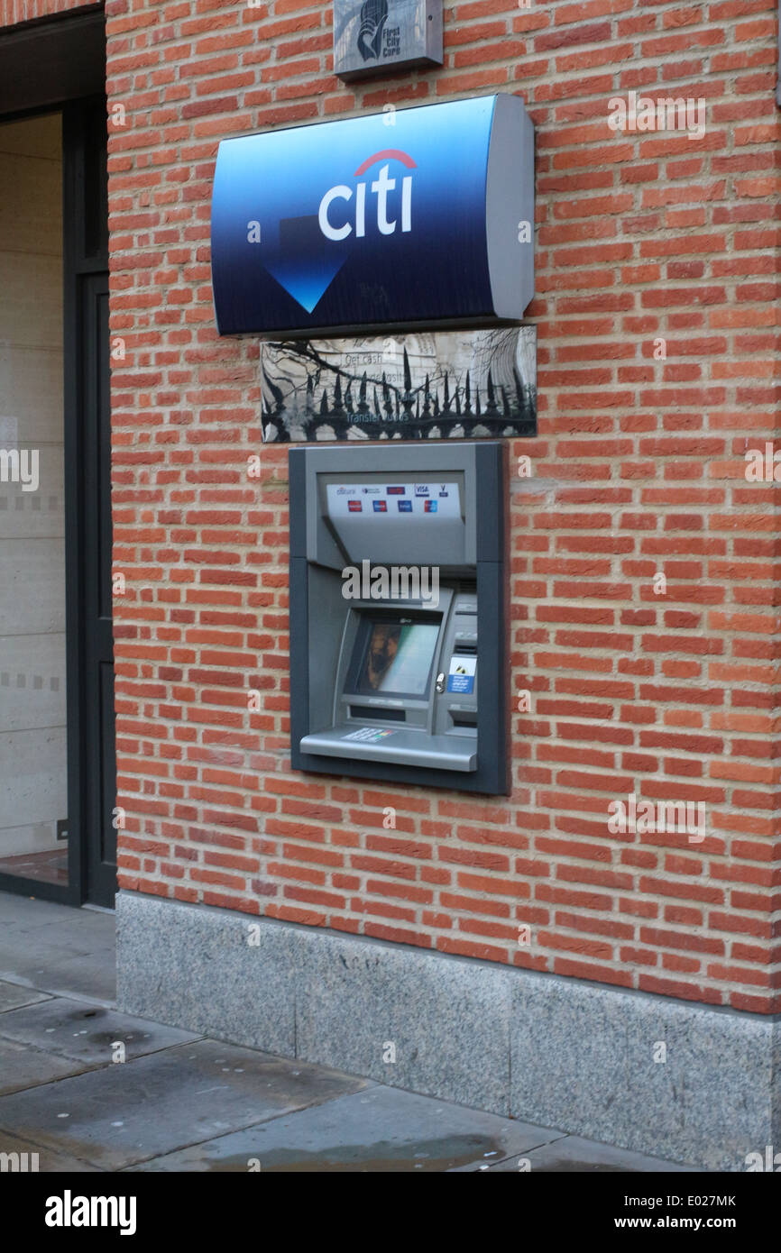 Citibank ATM machine Stock Photo - Alamy