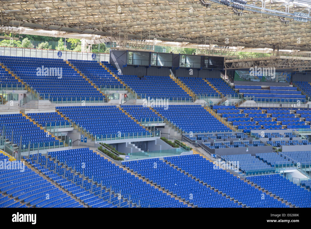 Rome, Italy - Olympic stadium empty Stock Photo - Alamy