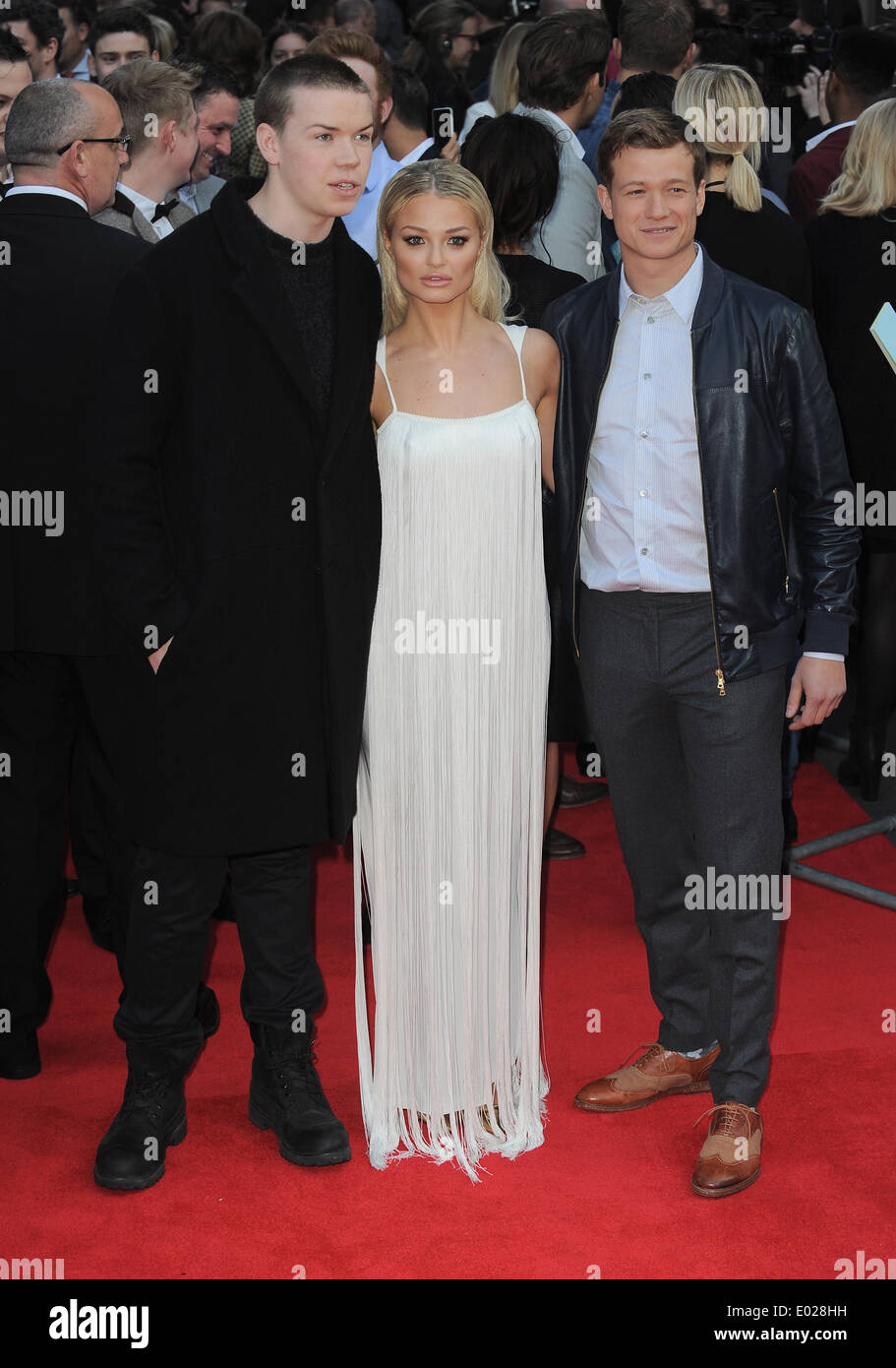 London, UK, UK. 29th Apr, 2014. Will Poulter, Emma Rigby and Ed ...