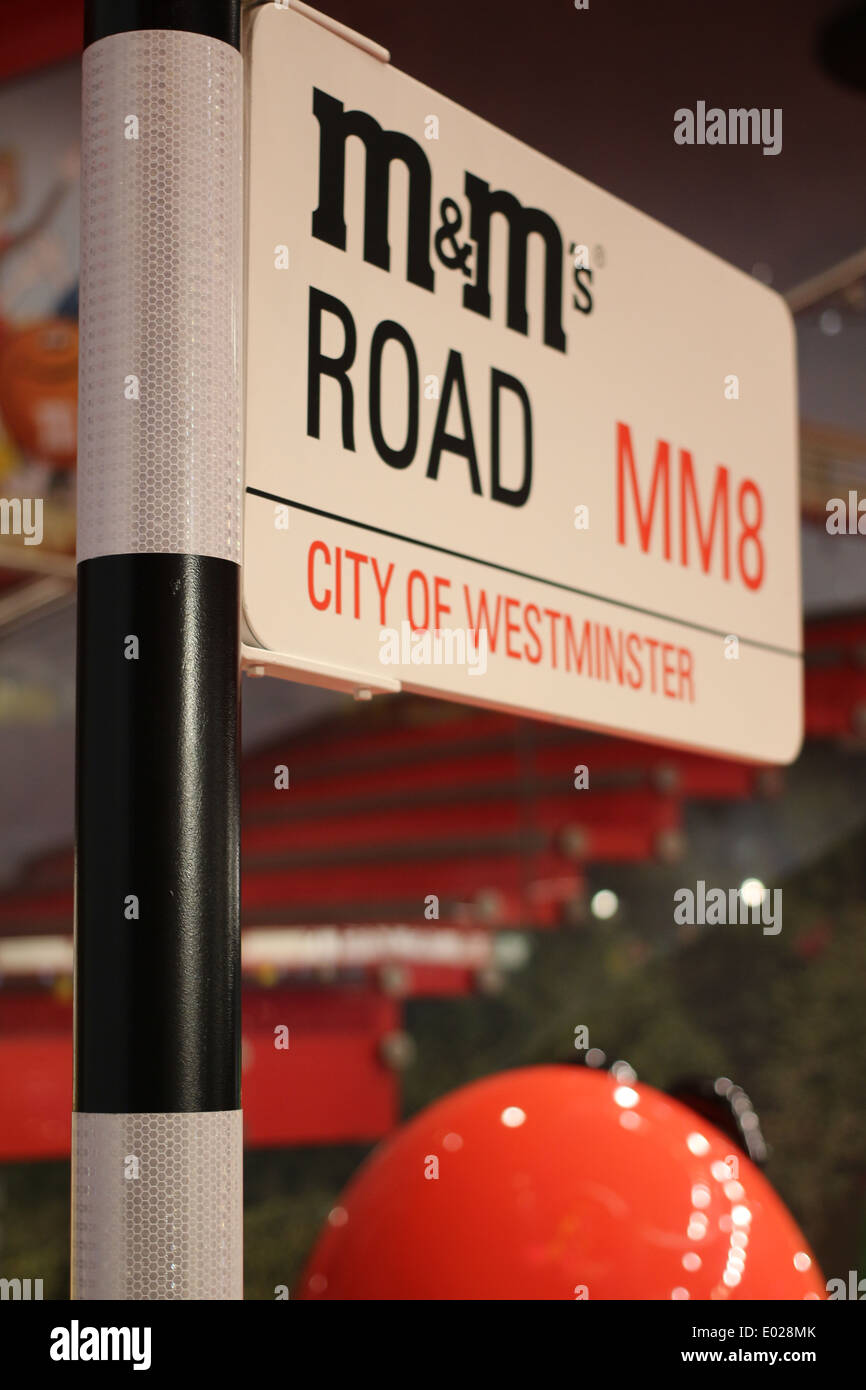M&M's World in Leicester Square, London UK Stock Photo - Alamy