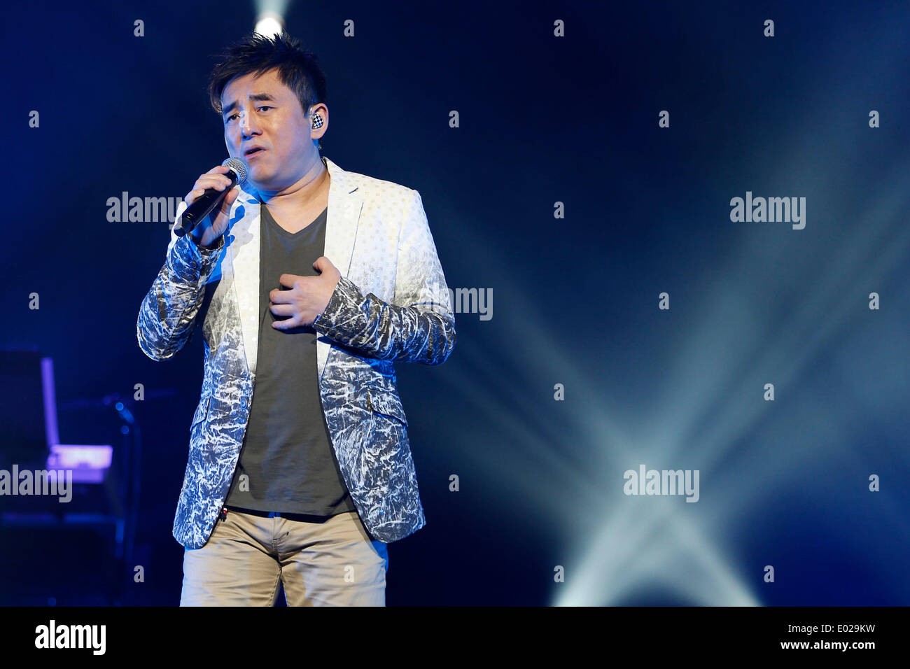Toronto, Canada. 27th April 2014. Hong Kong Cantopop singer David Lui ...