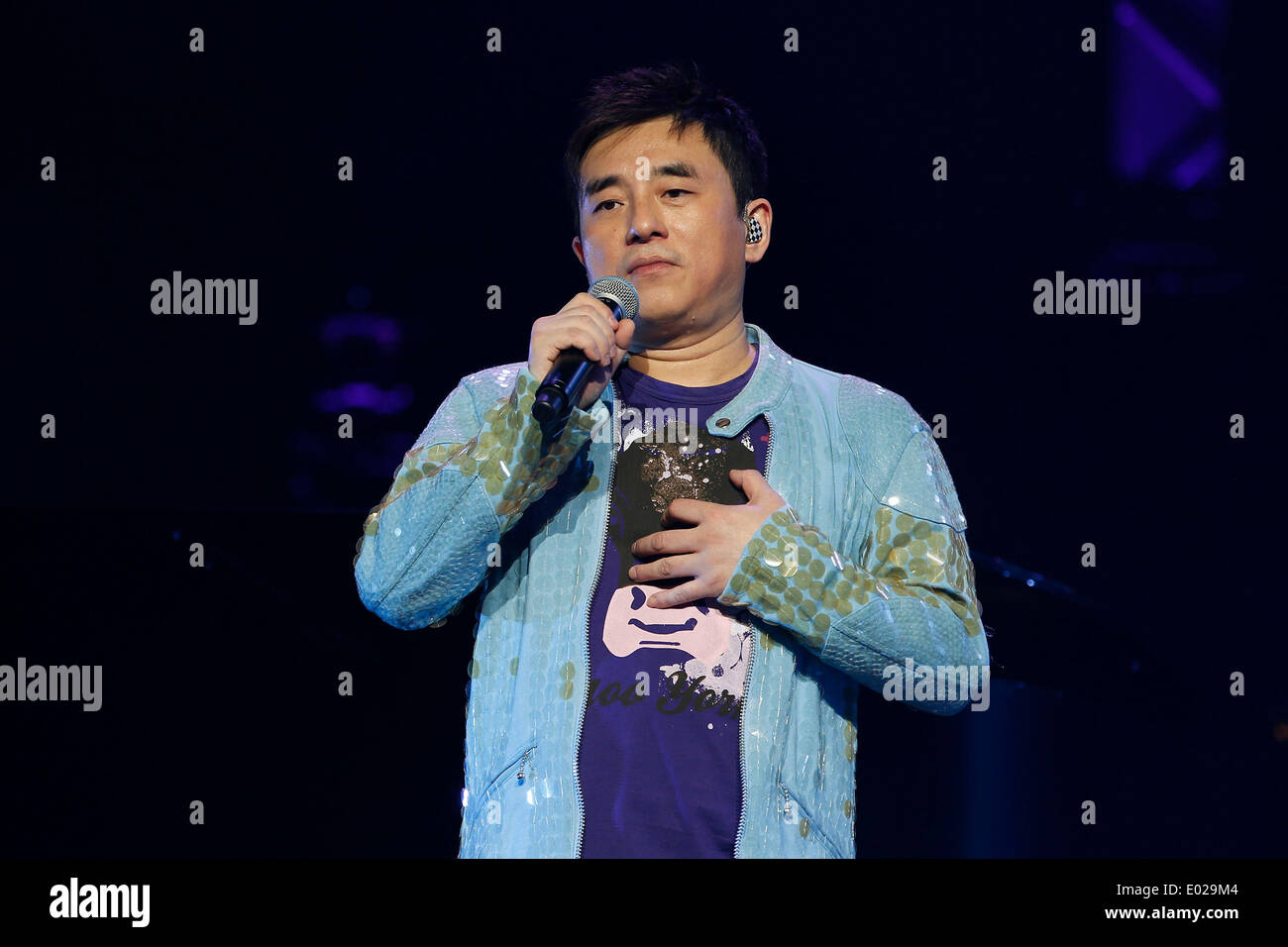 Toronto, Canada. 27th April 2014. Hong Kong Cantopop singer David Lui ...