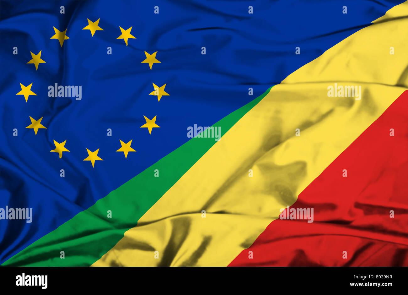 Congo european union flag hi-res stock photography and images - Alamy