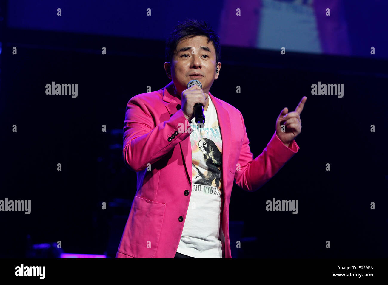 Toronto, Canada. 27th April 2014. Hong Kong Cantopop singer David Lui ...